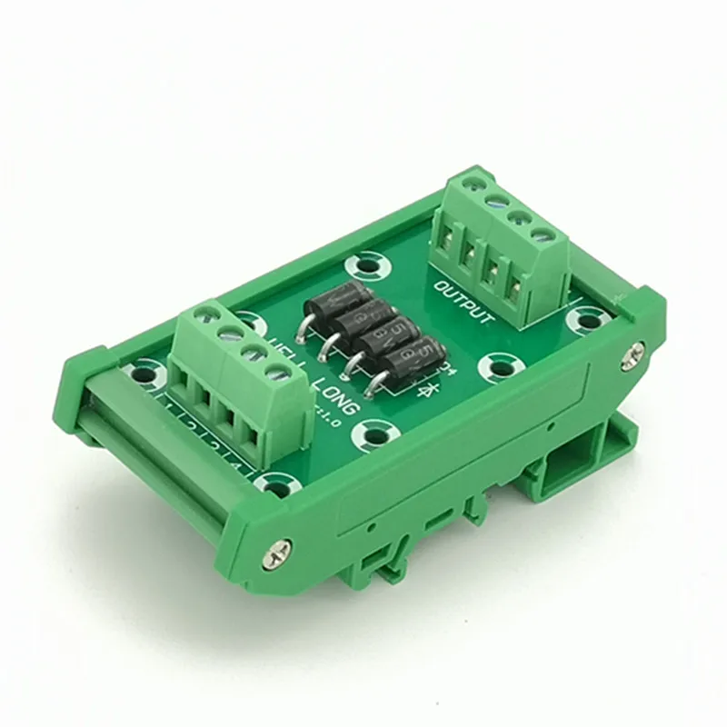 DIN-rail-mountable-4-Channel-Diode-Protection-Terminal-Block-SR5100-5A ...