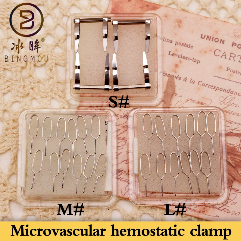 Abrazadera-hemost-tica-Microvascular-clips-hemost-ticos-instrumento-de ...