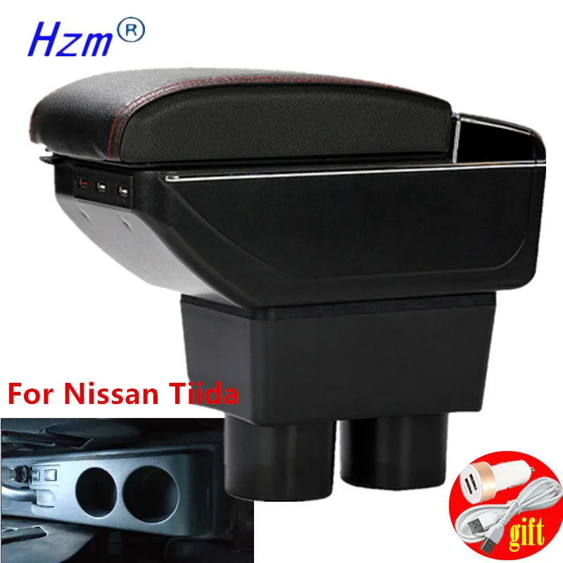 For-Nissan-Tiida-C11-Armrest-For-Nissan-Sylphy-Versa-Tiida-Latio-Car ...