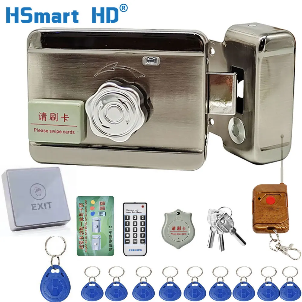 WiFi Video Intercom ID Card Lock Electric Lock for Apartment Home ...