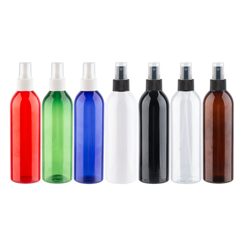 Botellas rellenables de plástico vacías redondas de 250ml, bomba ...