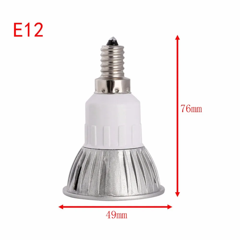 AMPOULE LED,Bleu-MR16 3W DC 12V-Pas de--Projecteur LED GU10-B22-E27-E14-E12-B15-GU5.3, ampoules ...