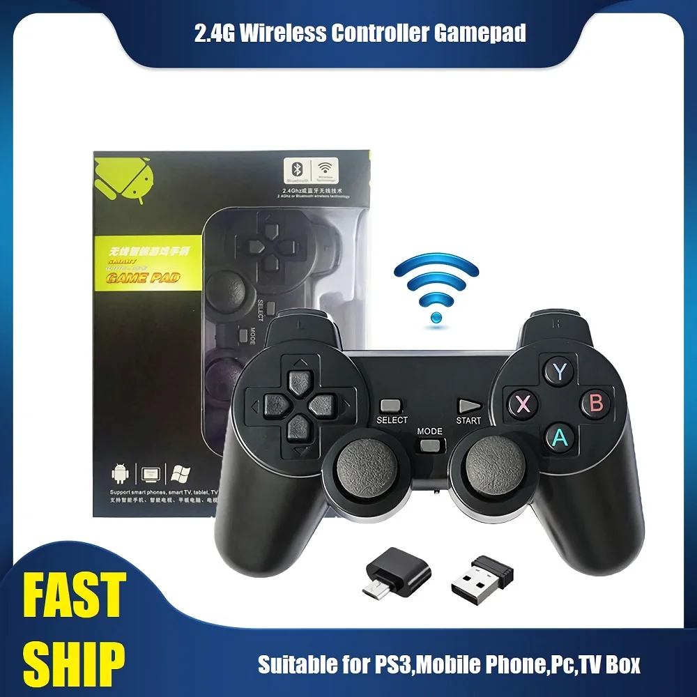 2-4Ghz-Wireless-USB-Controller-Gamepad-For-PSP-PC-TV-Box-Phone-Joypad ...