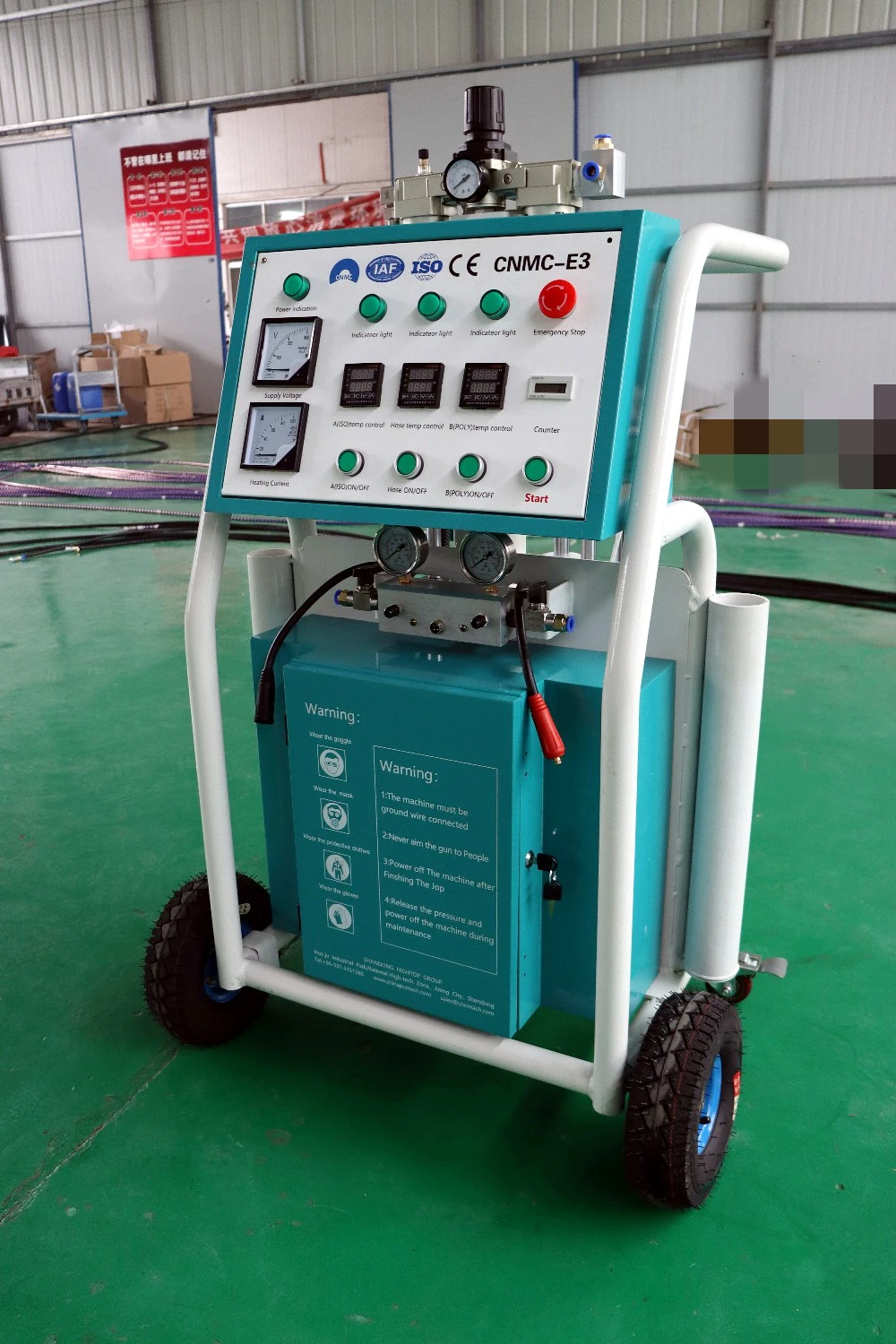 Closed cell polyurethane thermal foam insulation machine spray rig pu ...