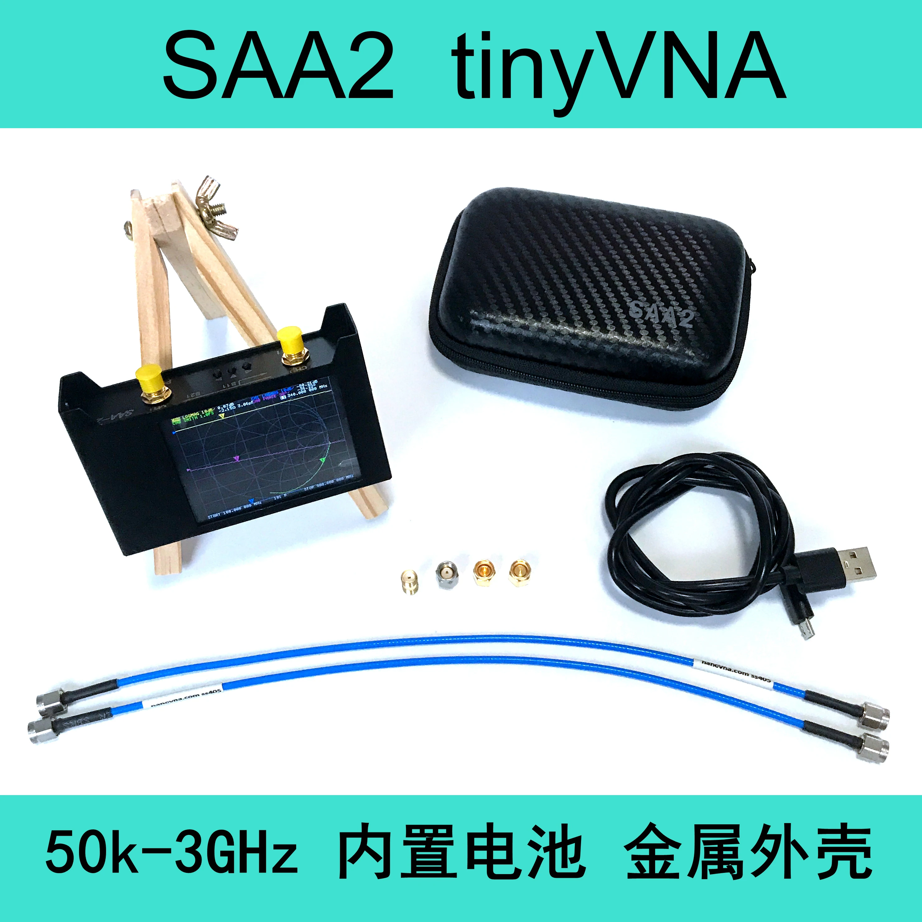 3ghz Metal Case Saa2 Tinyvna Nanovna V2 2.8" Display Vector Network ...