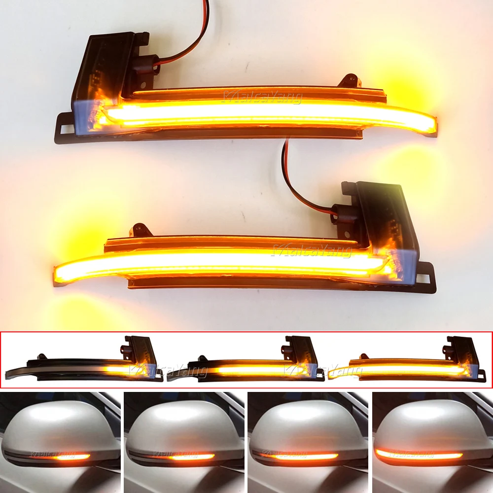 LED-Side-Mirror-Sequential-Blinker-Dynamic-Turn-Signal-Light-For-Audi ...