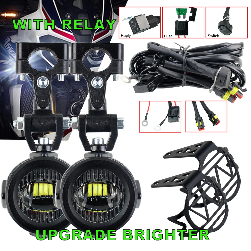 Upgrade Brighter Lamp For Bmw R1200gs F800gs F700gs F650 K1600 Motorcycle Fog Light Auxiliary ...