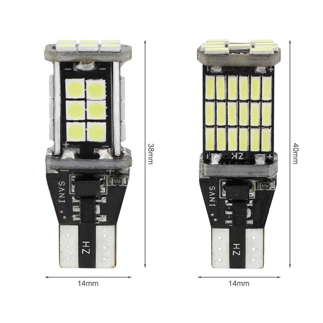 Car backlight, led CANbus T15 w16w 921 super flash 3030 SMD, no error ...
