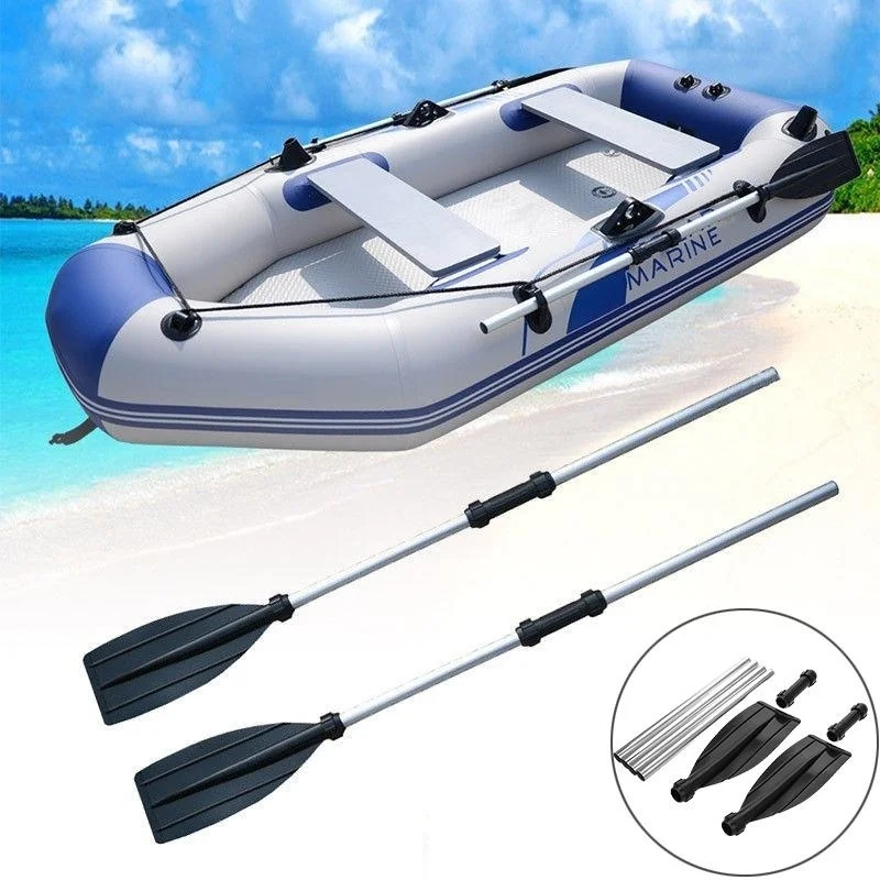 2Pcs Detachable Assemble Strengthened Aluminium Boat Dinghy Oars Paddle ...
