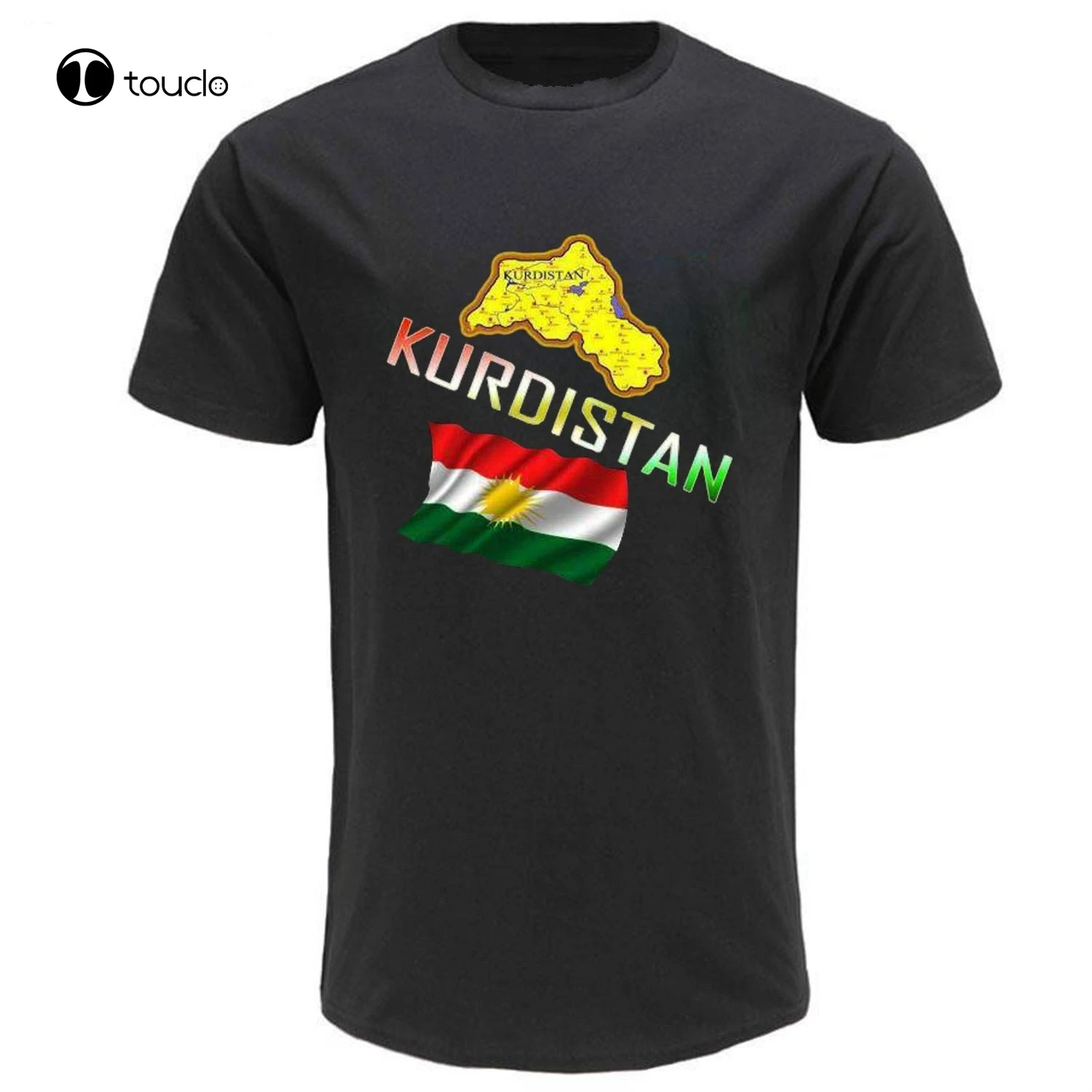 High Quality Kurdistan Logo Graphic Tee Cool Tops O Neck T Shirts For ...
