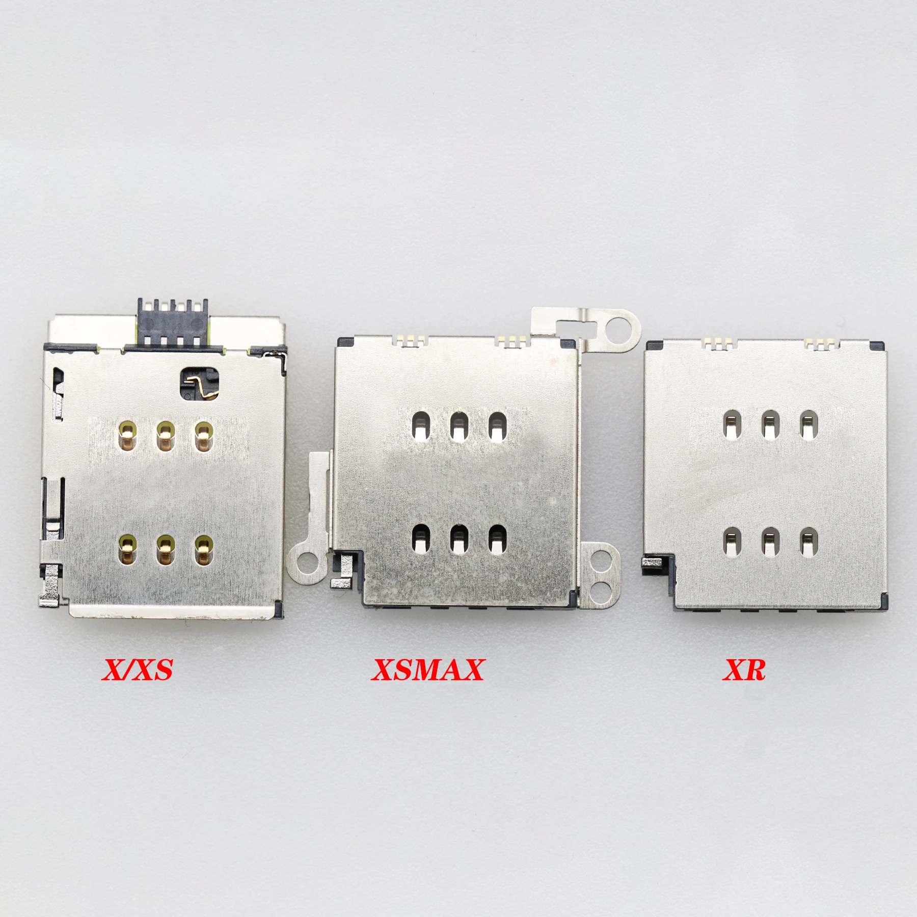 5PCS-Dual-Sim-Card-Tray-Socket-Reader-Holder-Slot-For-iPhone-XSmax-XR ...