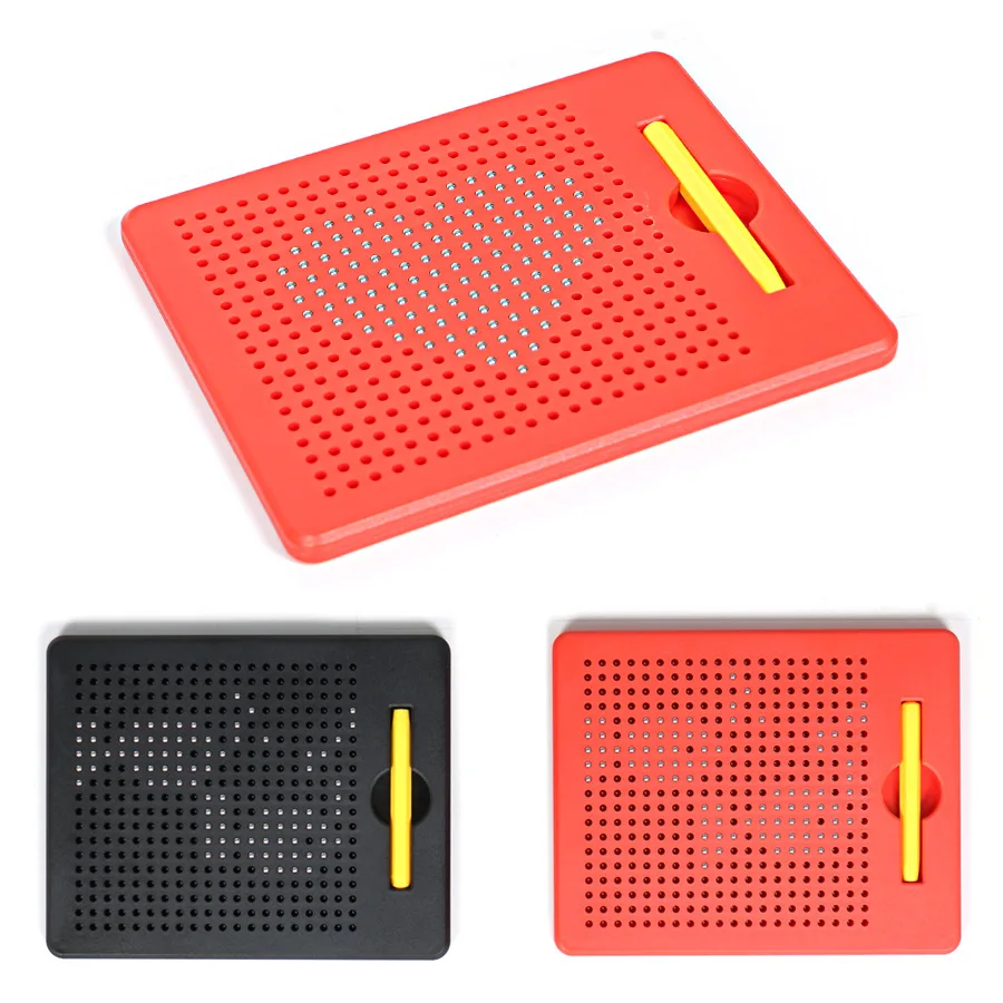 Magnetic Drawing Pad Drawing Toy Tablet Magnet Board Steel Bead Stylus ...