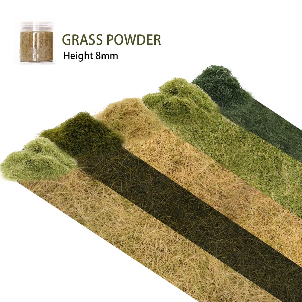 Miniature-Flock-Nylon-Lawn-Powder-Static-Grass-Turf-HO-N-Building-Cena ...