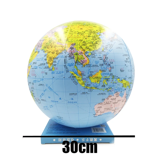 Labeled Globe Of The World