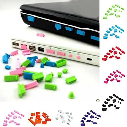 Plugue protetor anti poeira de silicone para laptop, acessório portátil ...