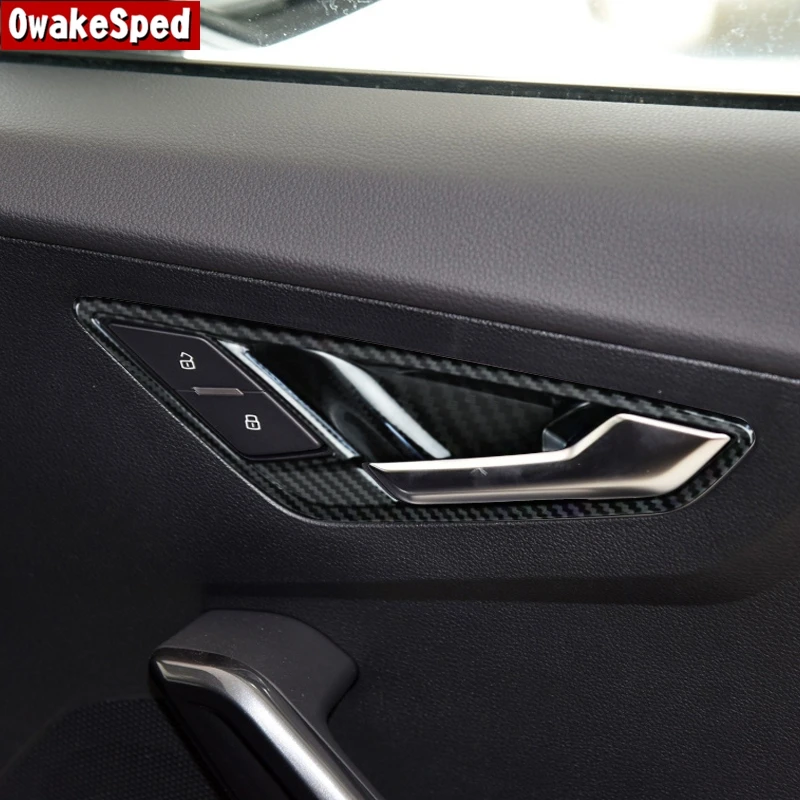 For Audi Q2 2018-2021 Carbon Fiber Color Interior Accessories Modified ...