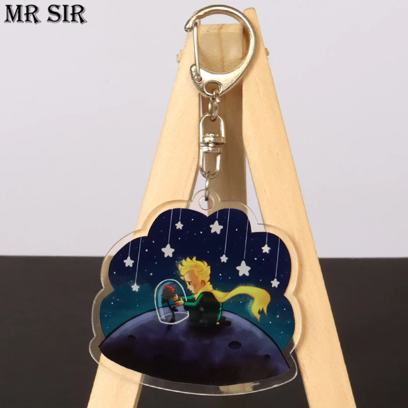 The-Little-Prince-Fashion-Keychain-Cute-Fox-Rose-Don-t-Be-a-Boring ...