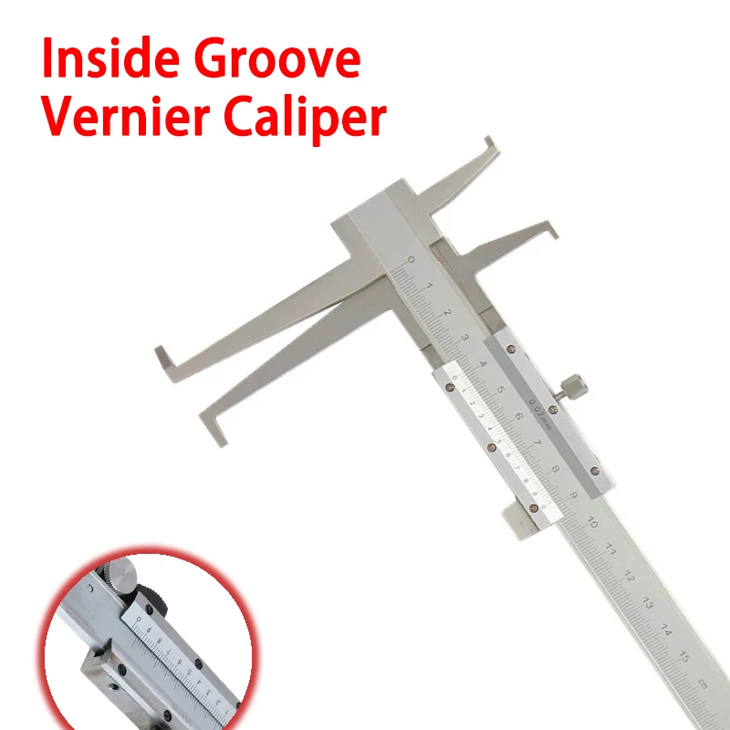Inside Groove Vernier Caliper 9-150mm/0.02 Carbon Steel Inner Vernier ...