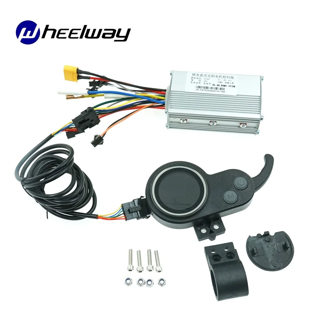 Electric-Scooter-Controller-with-LCD-Display-E-Bike-Finger-Throttle-6 ...