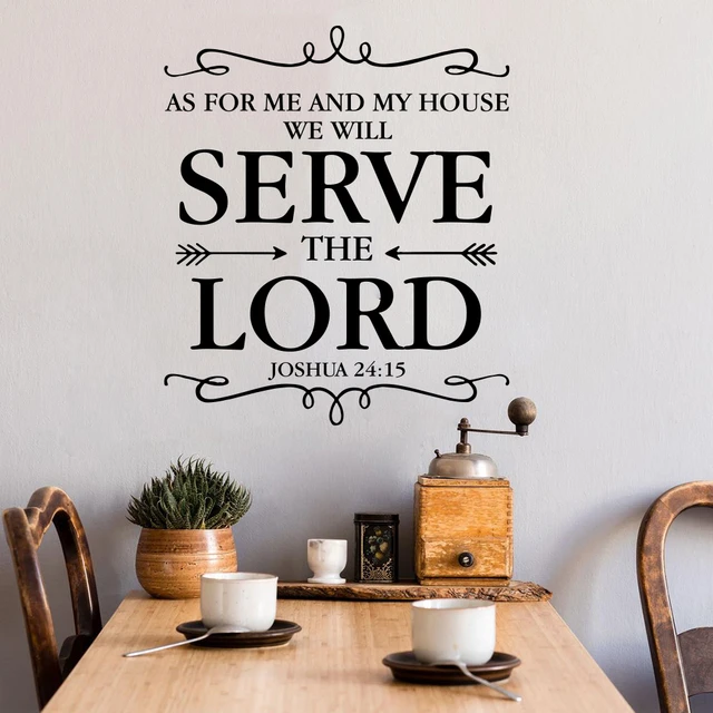 Joshua 24 15 Wall Decal