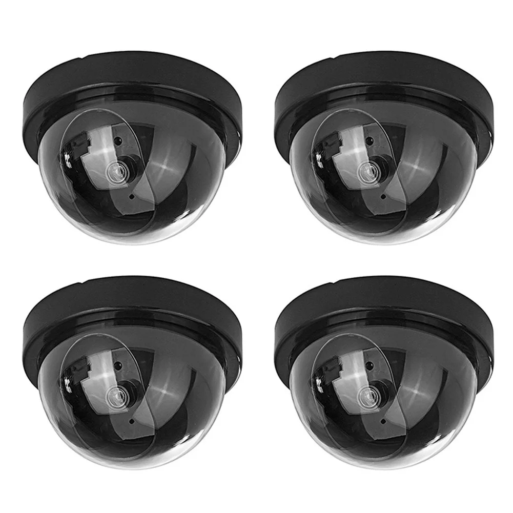 Cámara domo de seguridad CCTV de 4 piezas, calcomanías adhesivas con ...