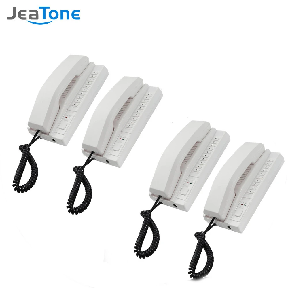 Jeatone 433mhz Wireless Intercom System Secure Interphone Handsets ...