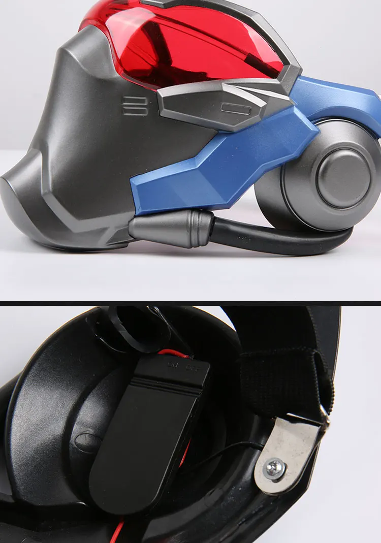 Overwatch Soldier 76 Masks With LED Cosplay - AllCosplay.com