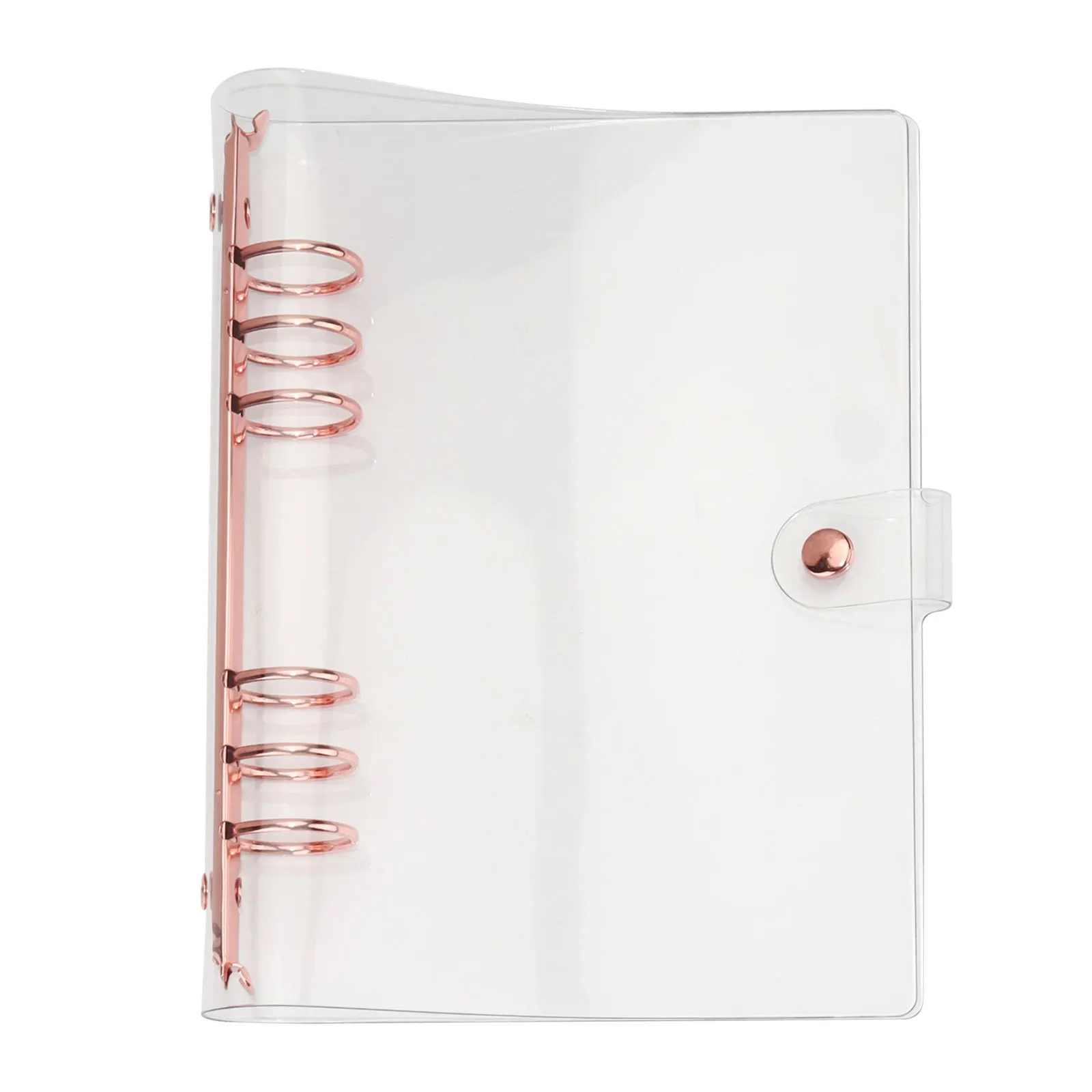 A6/A5 GlitterRose Golden Glittery Bling Binder Notebook Cover Diary ...