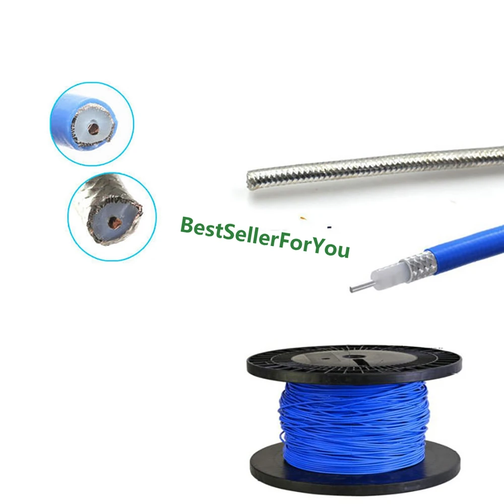 RF RG402 Coaxial Cable Connector Semi-rigid Flexible RG-402 Coax Pigtail