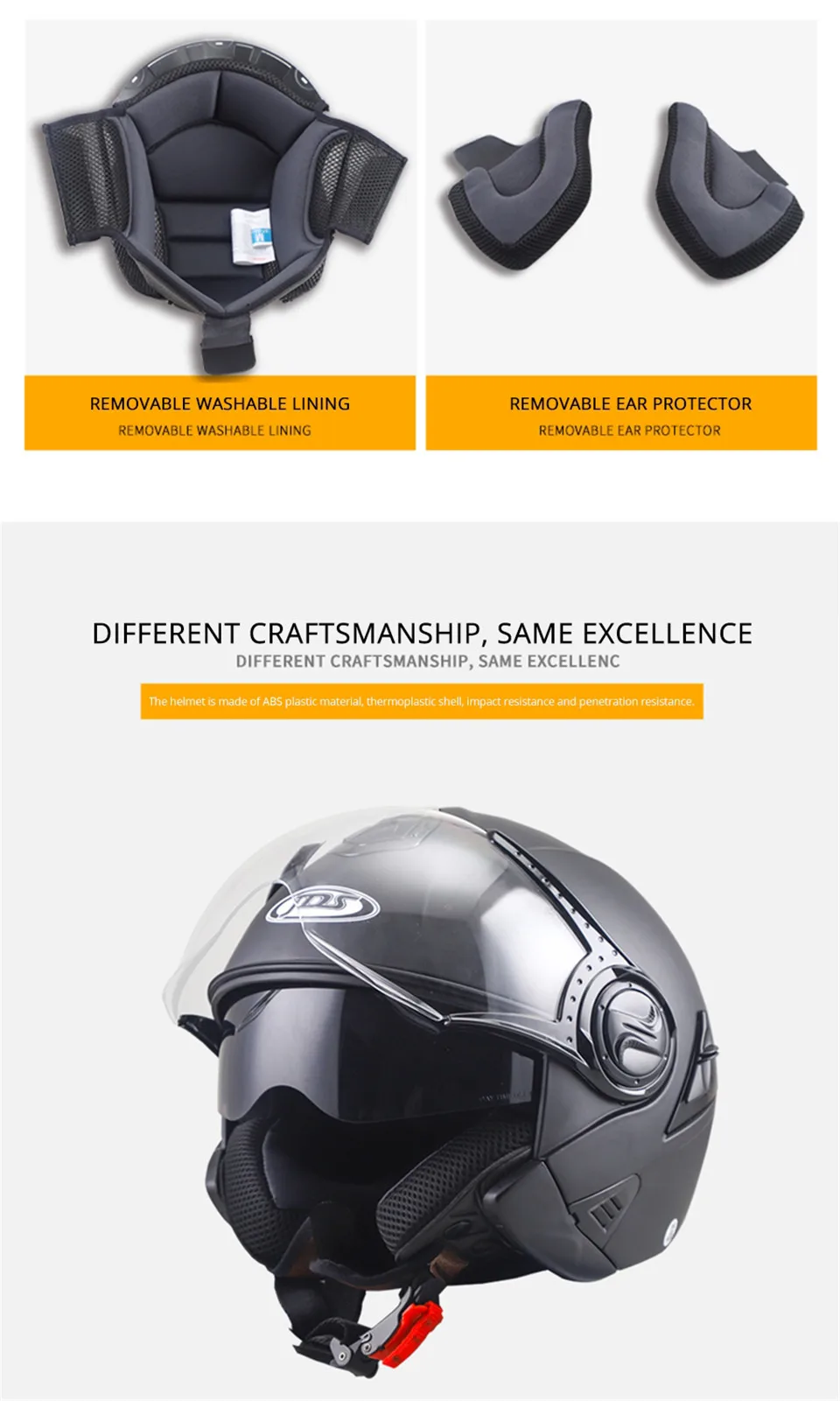 Chopper Moto Retro Crash Helmets - AliWheels