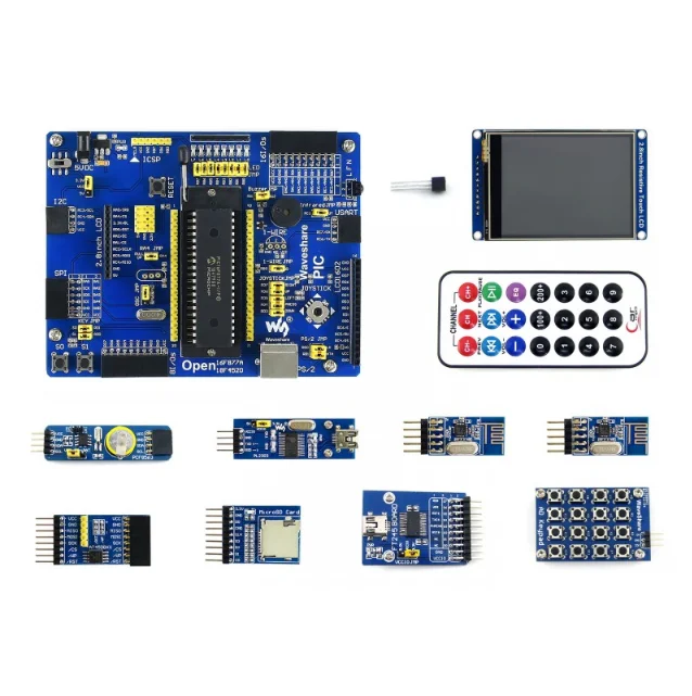Open16F877A Package A PIC development board designed for PIC16F series ...