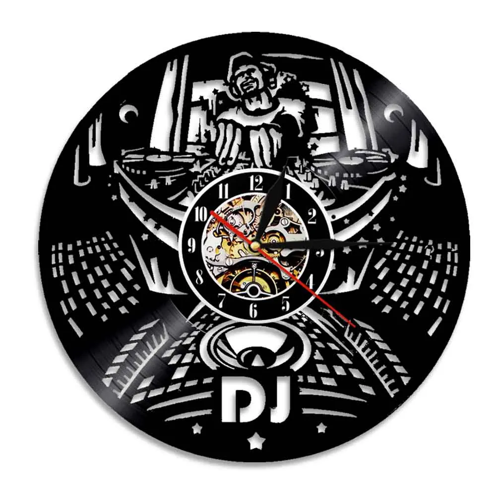 DJ-Vinyl-Clock-Record-Wall-Clock-DJ-Gift-Vinyl-Wall-Decor-Handmade-Gift ...
