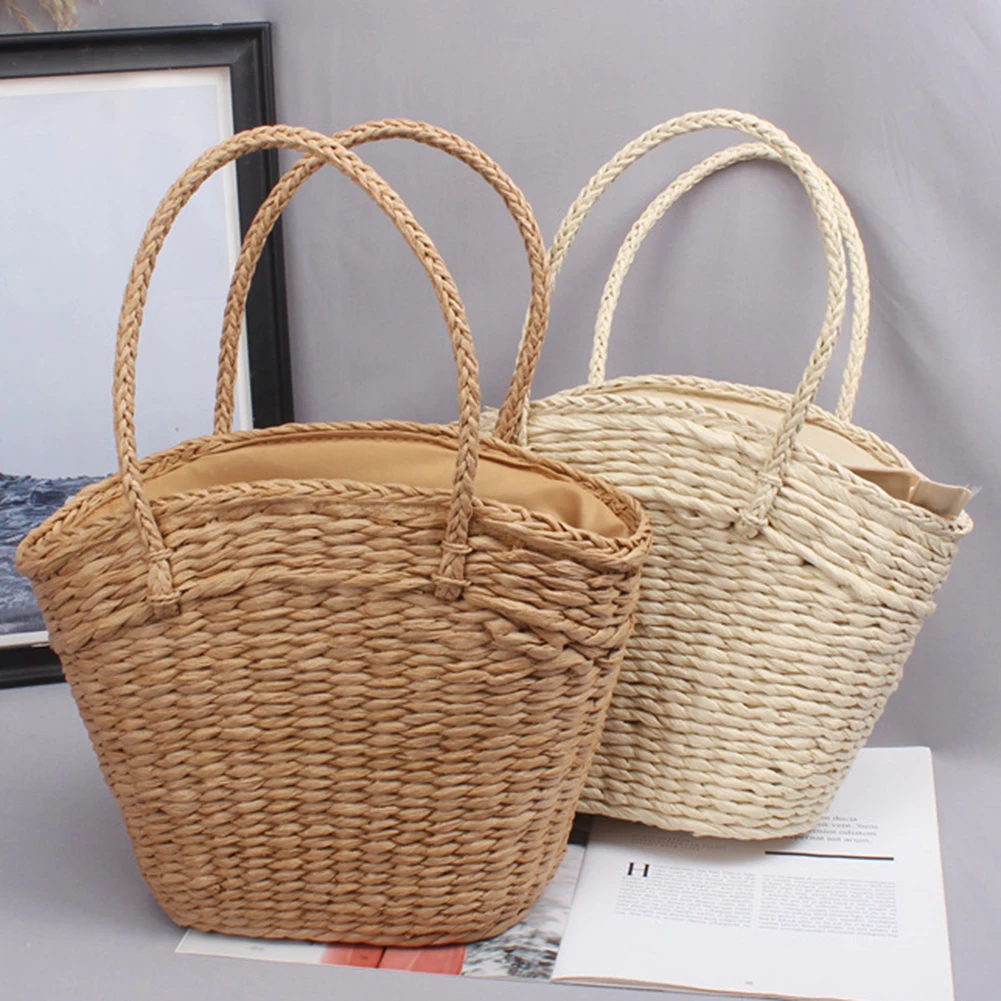 Bolsos de mimbre para mujer, bandoleras tejidas de mimbre, bolso de ...