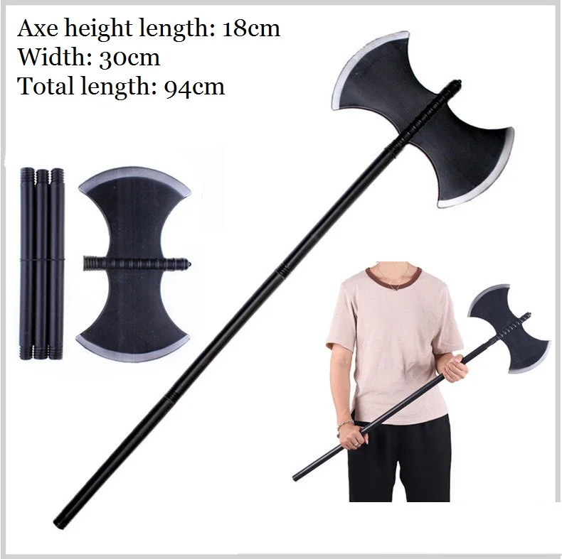 Double Sided Red Axe