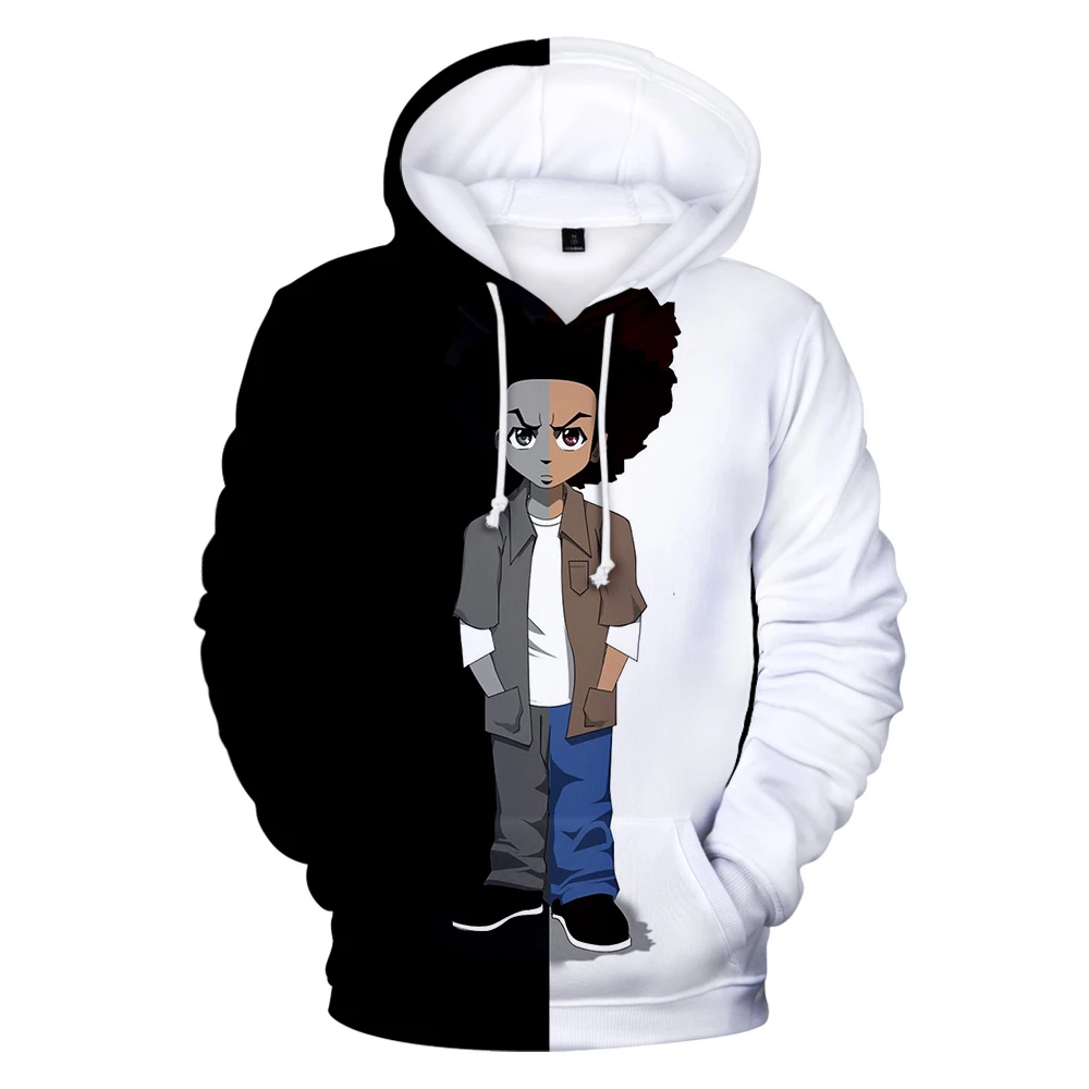 The Boondocks Hoodies 3D Long Sleeve Sweatshirt Men's Hoodie Women ...