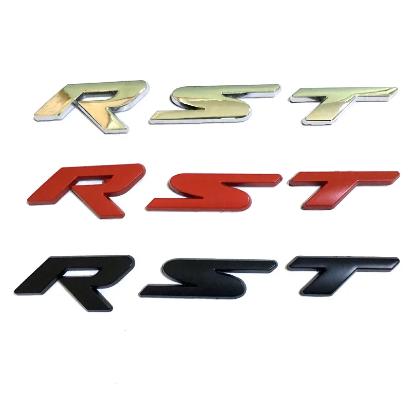 1p Metal 3d Logo Letters Badge Emblem Car Rear Trunk Sticker For ...