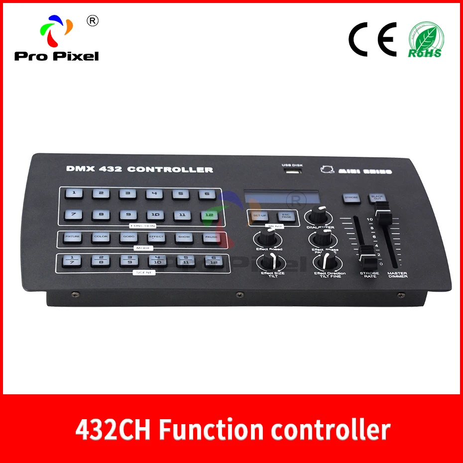 DMX-512-Controller-432-CH-Mini-DMX-Console-Stage-DJ-Light-Controller ...