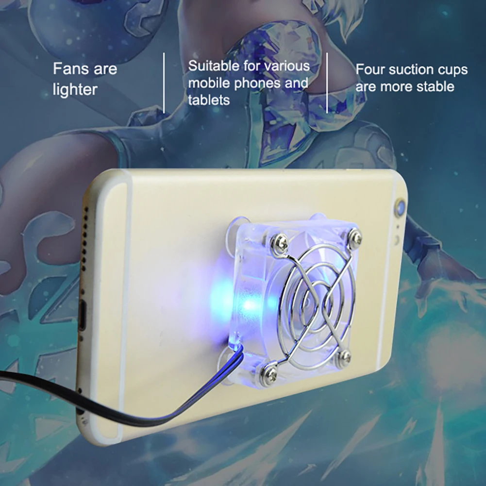 Universal Phone Cooler Mobile Phone Gaming Radiator with Adjust speed ...