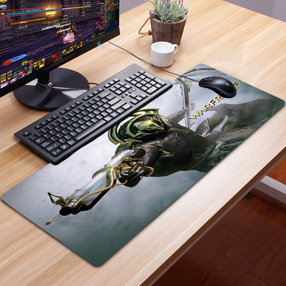 Warframe Hero Game Mousepad Alfombrilla Gaming Accessories Non-slip ...