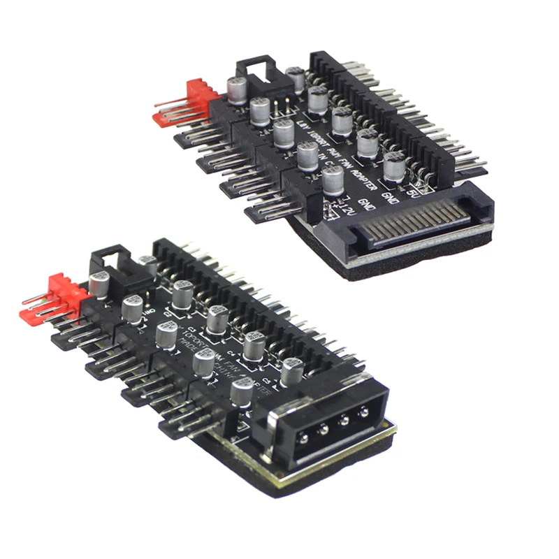 HUB Cooler Speed Controller Splitter Adapter Socket PC Speed Controller ...