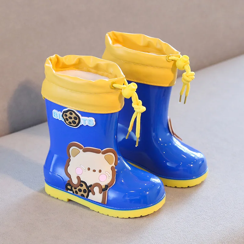 Kids-Rain-Boots-Boy-Rubber-Girls-Children-Ankle-Rainboots-Kids-PVC ...