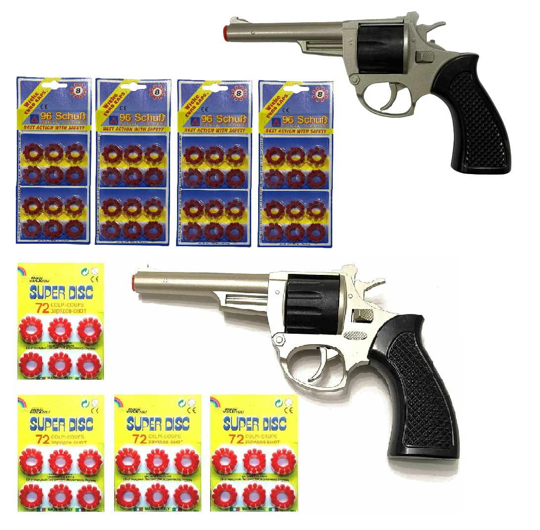PISTOLA-METALICA-FULMINANTES-8-12-TIROS-Revolver-metalico-del-Oeste ...