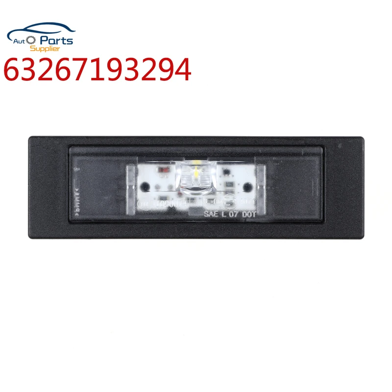 63267193294 Led License Plate Light For Bmw E81 E87 E63 E64 M6 E85 E86 ...