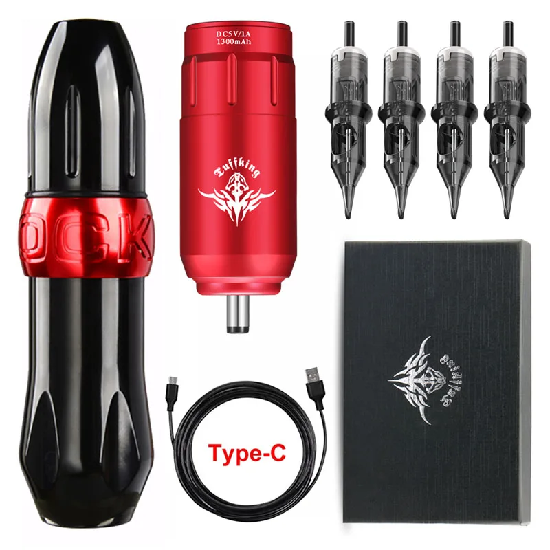 Mesin Tato Kit Mesin Tato Nirkabel Catu Daya Antarmuka DC dengan ...