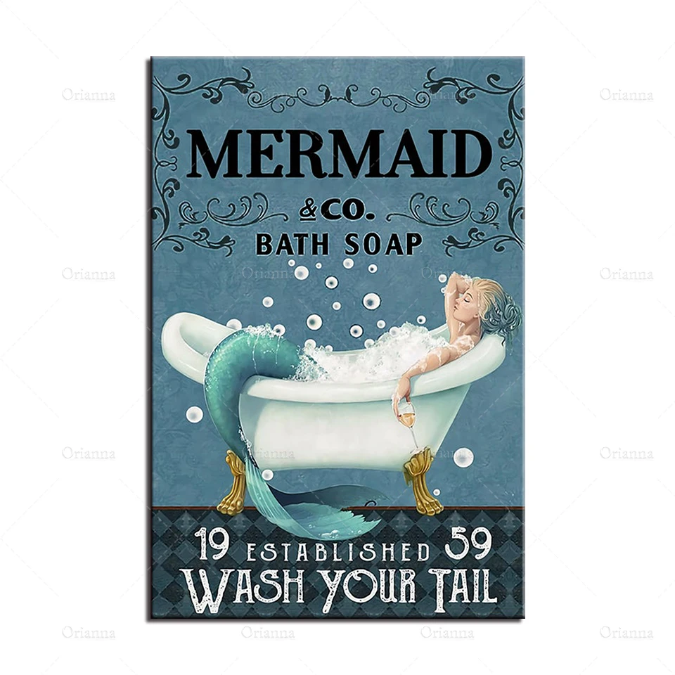 Classic Mermaid Illustration