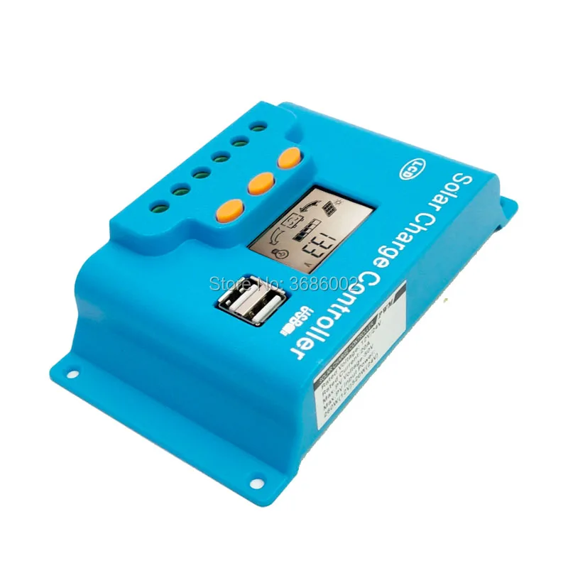 DC 12V 30A 20A 10A PWM Solar Charge Controller PV Regulators Solar ...