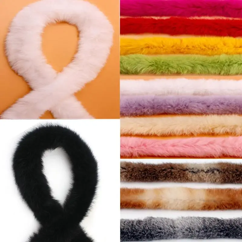 Furry Accessories Ribbon Artificial Rabbit Fur Diy Sewing Trimming ...
