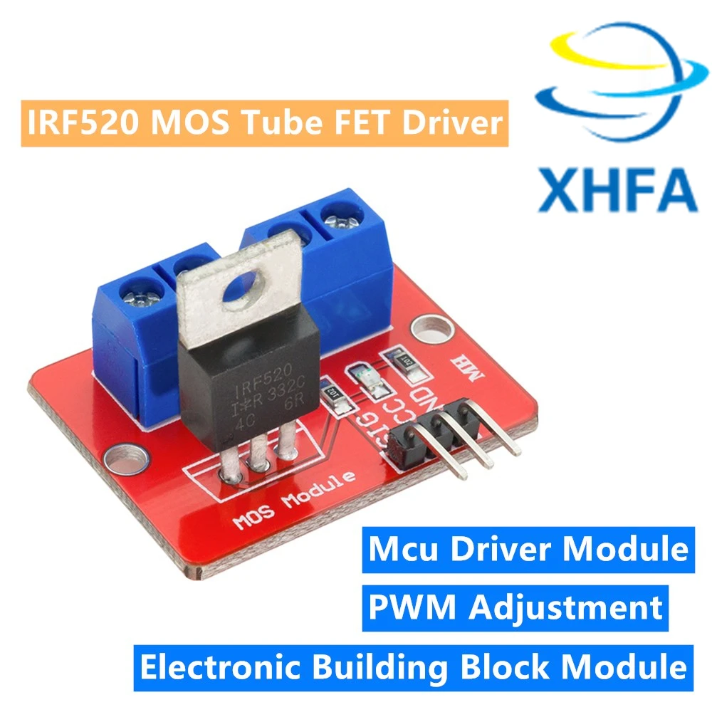 1 pçs novo 0 24v superior mosfet botão irf520 mos módulo driver para ...