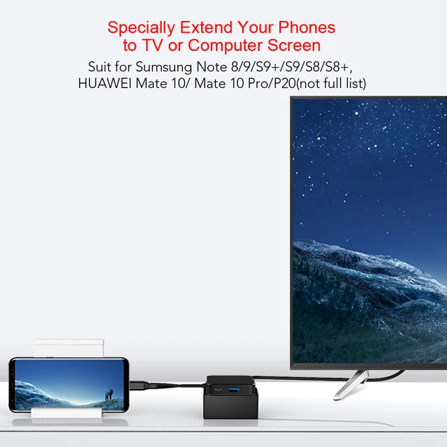 dex station hub usb c full hd 4k dispaly usb 3.0 usb type c adapter for ...