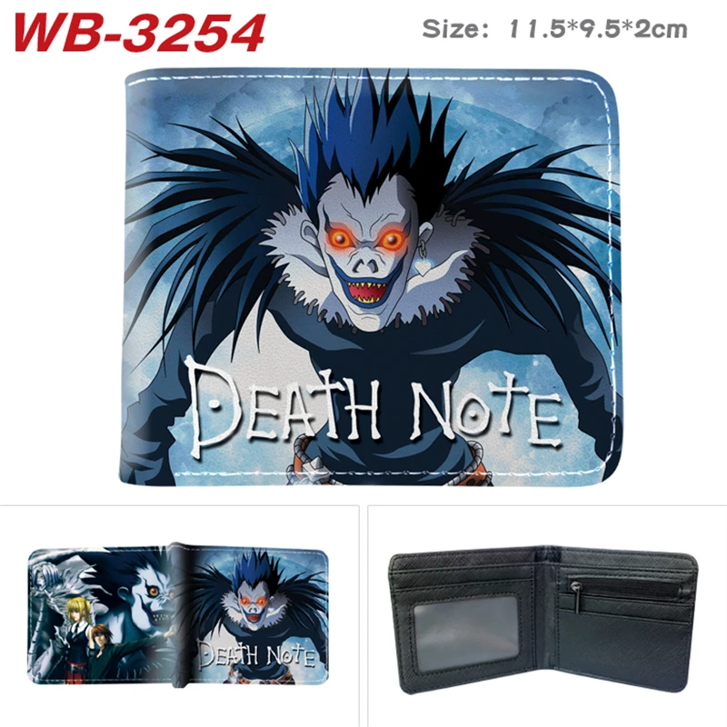 Anime-Inspired Death Note Wallet: Stylish Short Purse for Young Anime ...